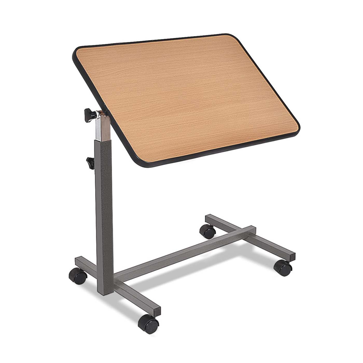 Tilt Overbed Hospital Table – Pine - Better Support Australia